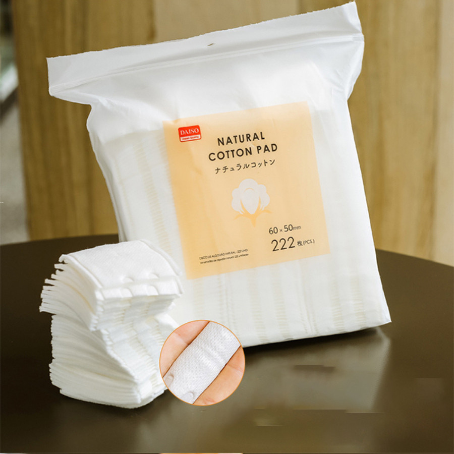 Bông Tẩy Trang 222 Miếng Natural Cotton Pad, Bông Tẩy Trang Nhật Bản 3 ...
