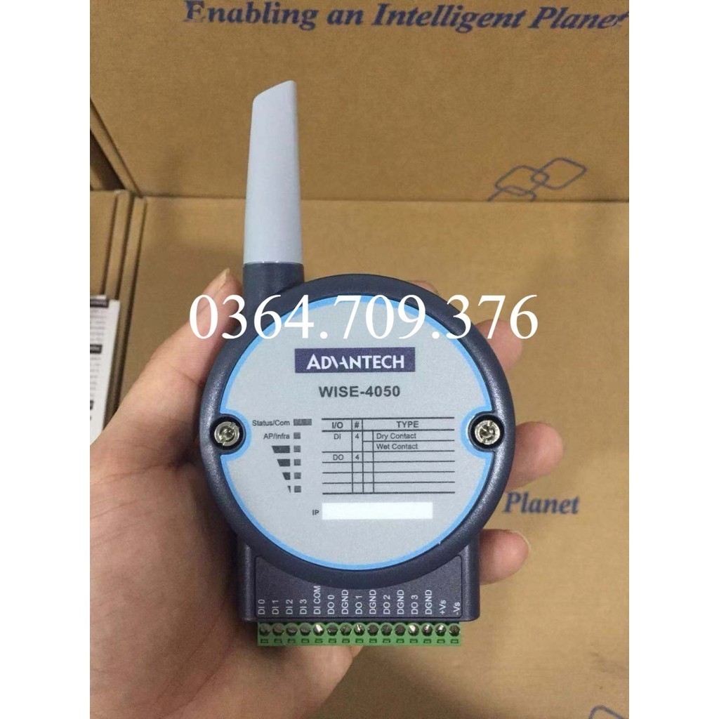 Bộ Sưu Tập Đầu Vào Và Đầu Ra Kỹ Thuật Số Không Dây WISE-4050-B AE Advantech IOT Không Dây Wifi ...