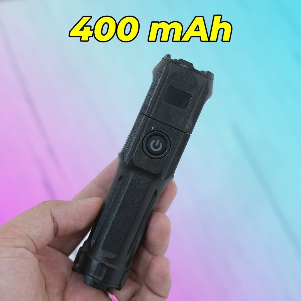 Đèn pin mini siêu sáng PIN sạc 400mAh - 1200mAh cổng USB C - Micro USB ...