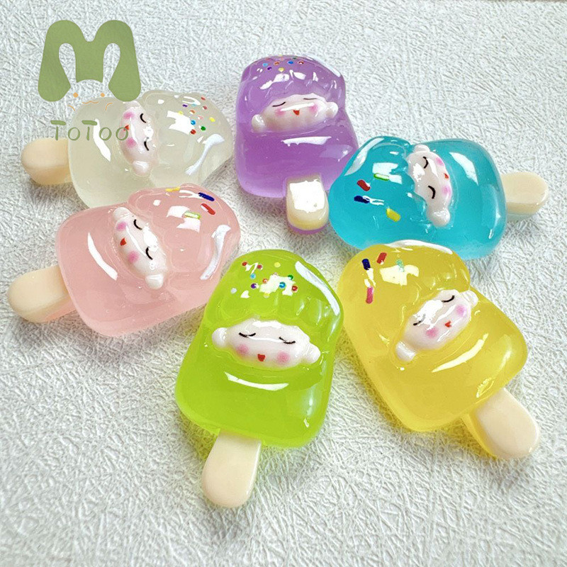 ToToo Phim hoạt hình phát sáng nhiều màu popsicle DIY kem keo Phụ kiện ...