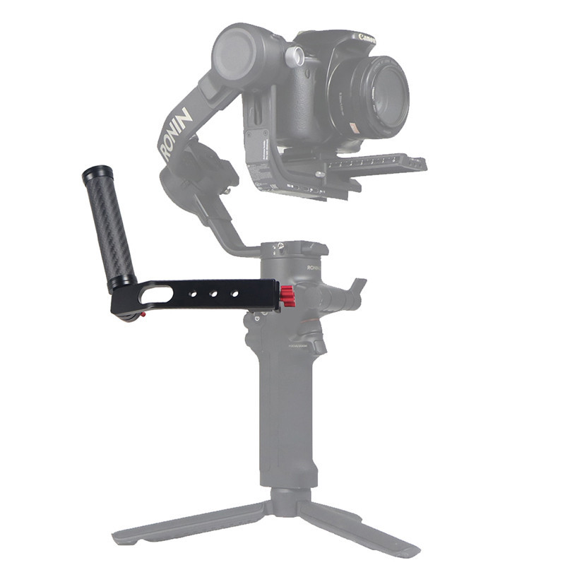 Sợi Carbon Gimbals Tay Cầm Bên Sling Grip Chute Kẹp Gear Khóa Gắn Cho DJI Ronin RS4 RS3 RS2 Pro ...