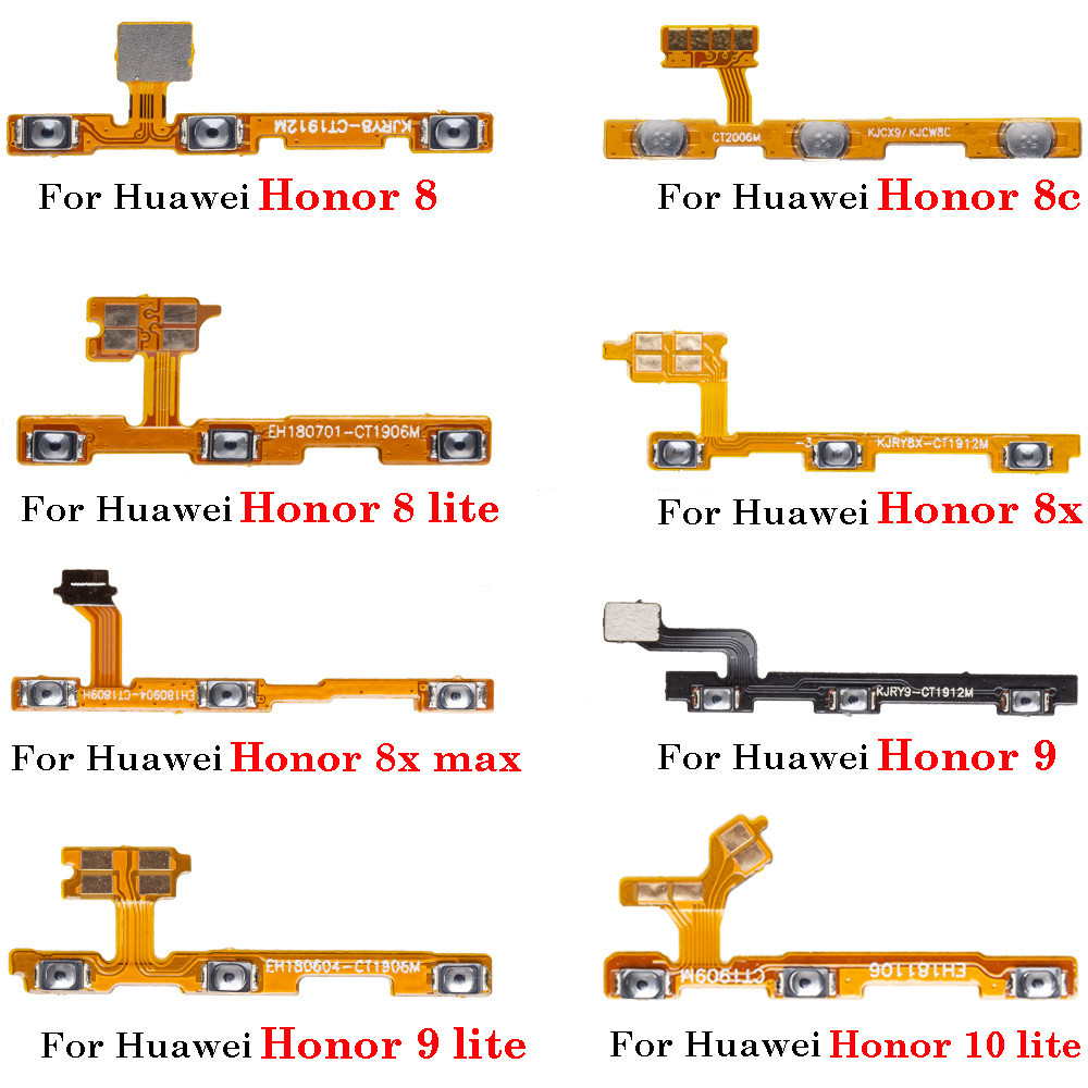 1 Chiếc ON OFF Nút Ket Flex Cáp Thay Thế Cho Huawei Honor 8 9 10 8C 8X MAX 8 9 10 lite Điện Âm ...