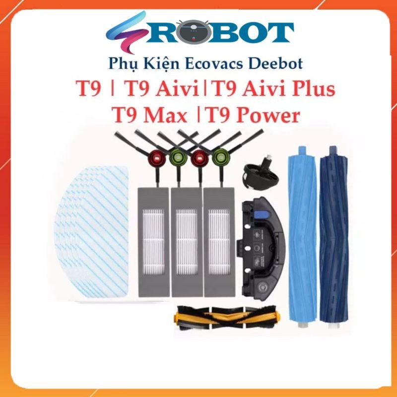Phụ kiện Robot hút bụi lau nhà Ecovasc Deebot T9 Aivi, T9 Power, T9 Max, T9 Plus | Shopee Việt Nam