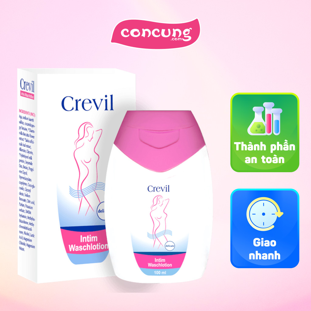 Dung dịch vệ sinh phụ nữ - Crevil Intim Wasch lotion 100ml | Shopee ...