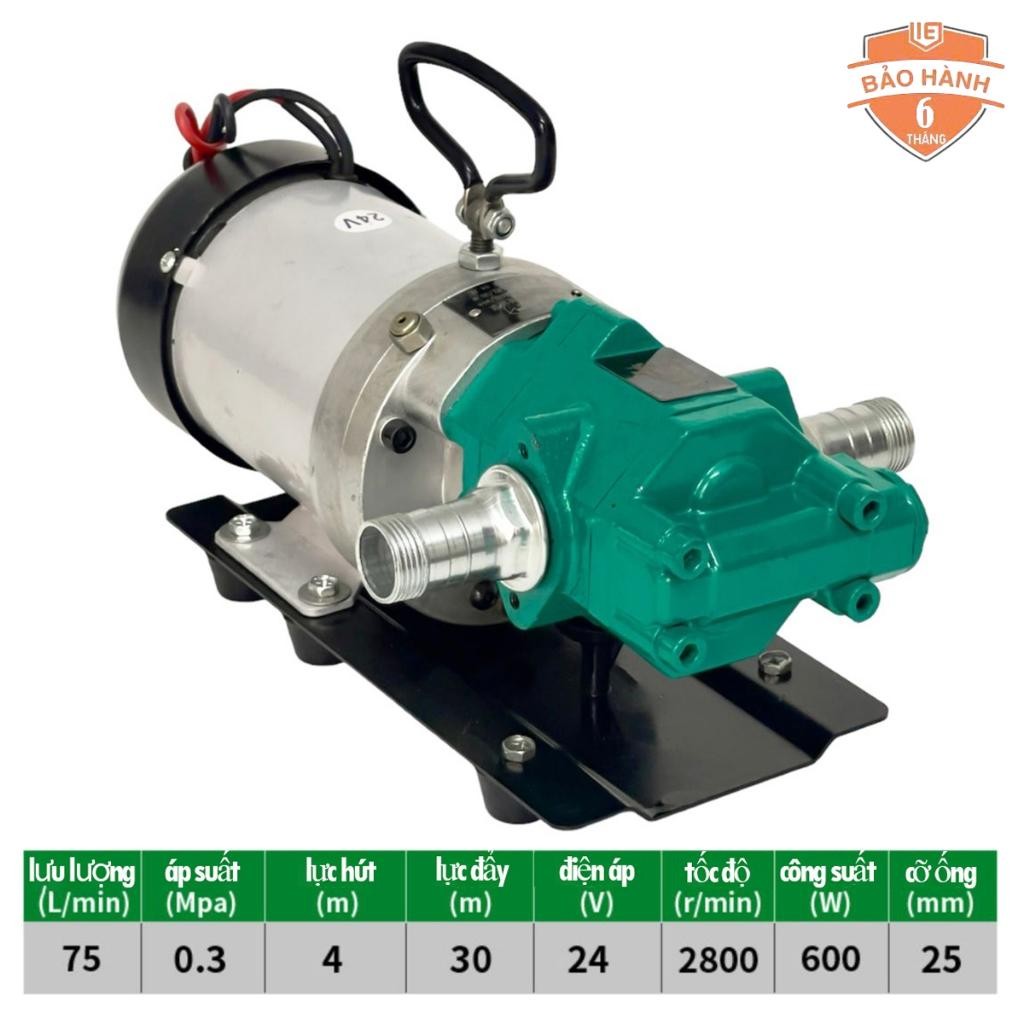 Máy Bơm Dầu Bánh Răng 24V 600W Papa Tools - Suoli WCB-24V, Bơm Dầu ...