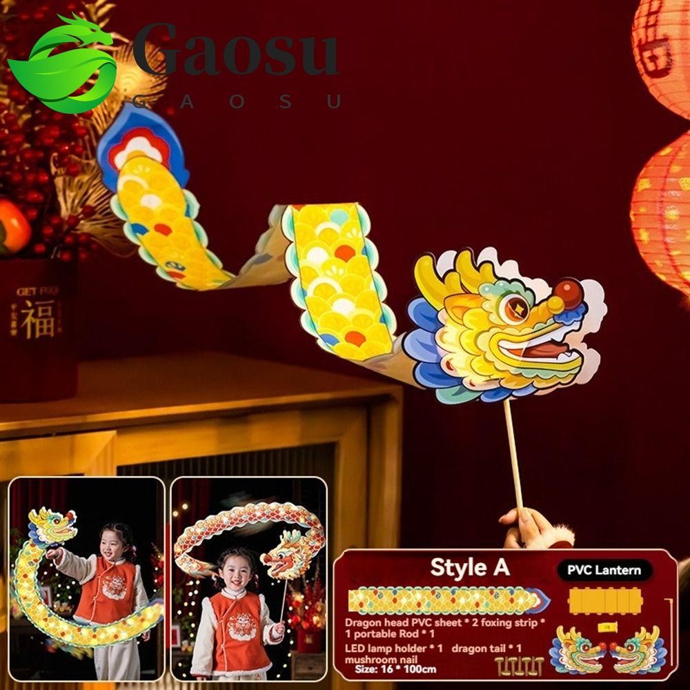 Gaosu Đèn lồng khiêu vũ rồng trung thu GAOSU, Phim hoạt hình DIY Craft ...