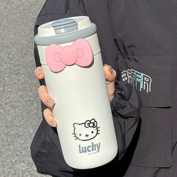 Ly gi nhi t b nh gi nhi t Cốc giữ nhiệt dễ thương Bé gái Ống hút có giá trị cao 316 Thép không ...
