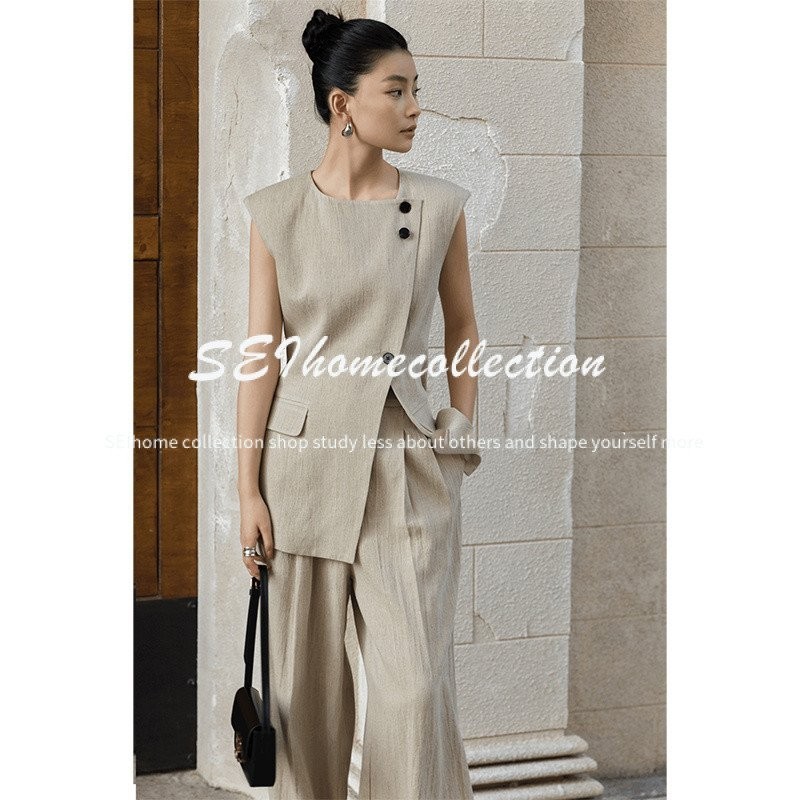 [SEI HOME]Suit Vest Women's Spring Summer Fashion New Top-Selling ...