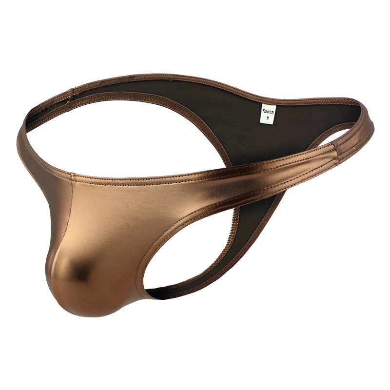 Quần lót nam thời trang Quần lót giả da G- String Thongs Quần lót sáng ...