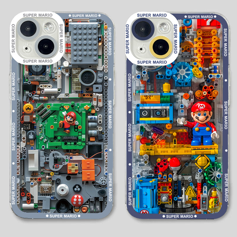 Ốp Lưng Trò Chơi Super Mario Bros Cho iPhone 17 16 15 14 13 12 11 Pro ...