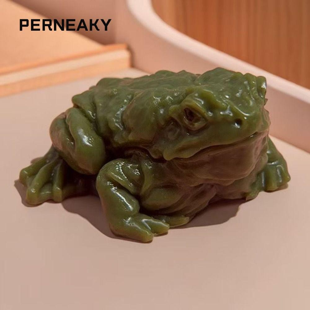 PERNEAKY Ếch Mô PhỏngToy, Dính Giảm Căng Thẳng Ếch Bóp, Con cóc Vui Nhộn Đồ Chơi Giải Nén Mềm Đồ ...