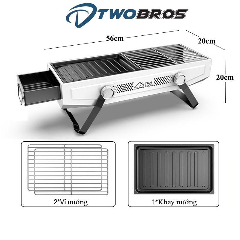 Bếp Nướng Picnic, Bếp Nướng Than Hoa BBQ mang đi du lịch, cắm trại gấp gọn ngoài trời tiện lợi ...