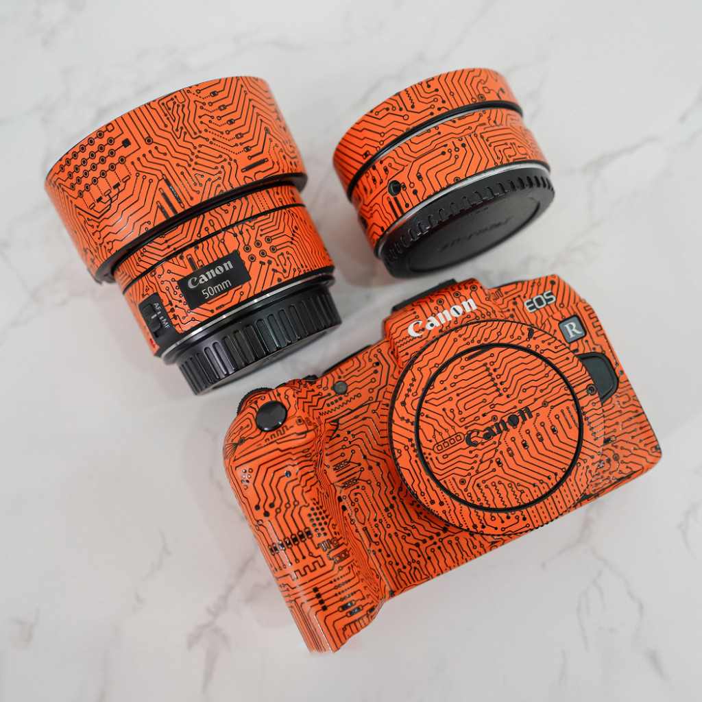 Dán skin Mạch điện máy ảnh, lens Canon, Nikon, Sony, Fuji, Tamron ...