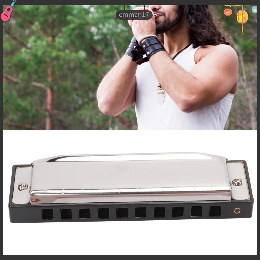 NiceOne G Key Harmonica 10 lỗ 20 giai điệu Đàn organ miệng Chống ăn mòn Harmonica cầm tay ...