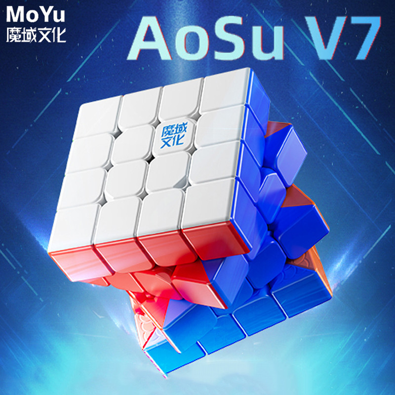 Moyu AOSU V7 Từ Magic Cube 4x4x4 4x4 Tốc Độ Chuyên Nghiệp Xếp Hình Đồ ...