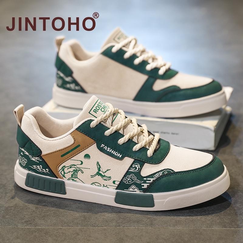 Jintoho Thời Trang Size Lớn Nam Giày Vải Ngoài Trời Trượt Ván Giày Thể ...