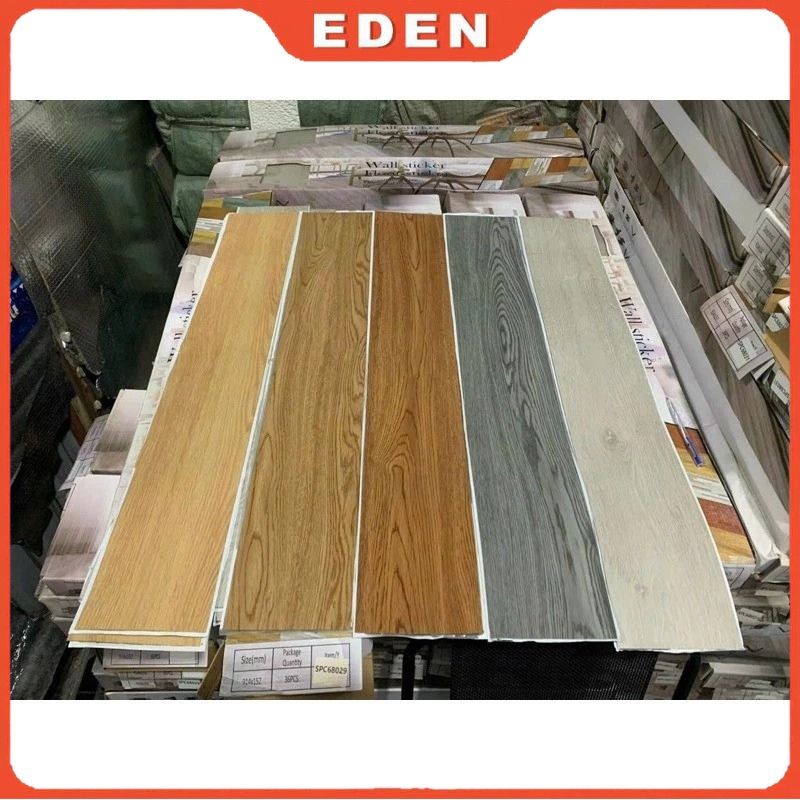 Sàn Nhựa Giả Gỗ Loại 1 Có Sẵn Keo Dán Vân Sần Kt 91x15cm Shopee Việt Nam
