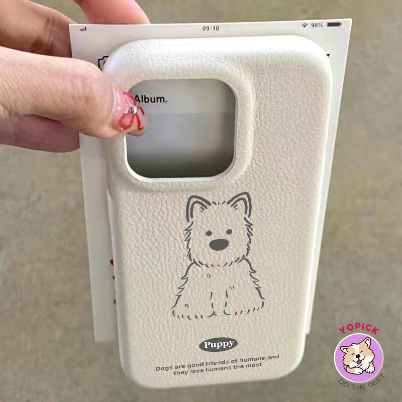 Standing Up Cute Dog Phone Case For iPhone 16 16Pro 16Plus 11 12mini ...