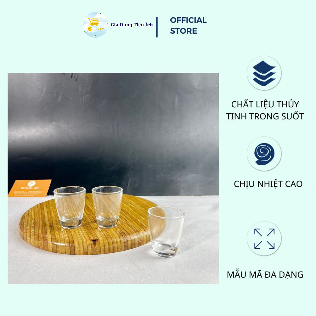 Ly Rượu Soju Số 102, Ly Rượu Thủy Tinh Trong Suốt, Nhỏ Gọn Mta-Mart2 | Shopee Việt Nam