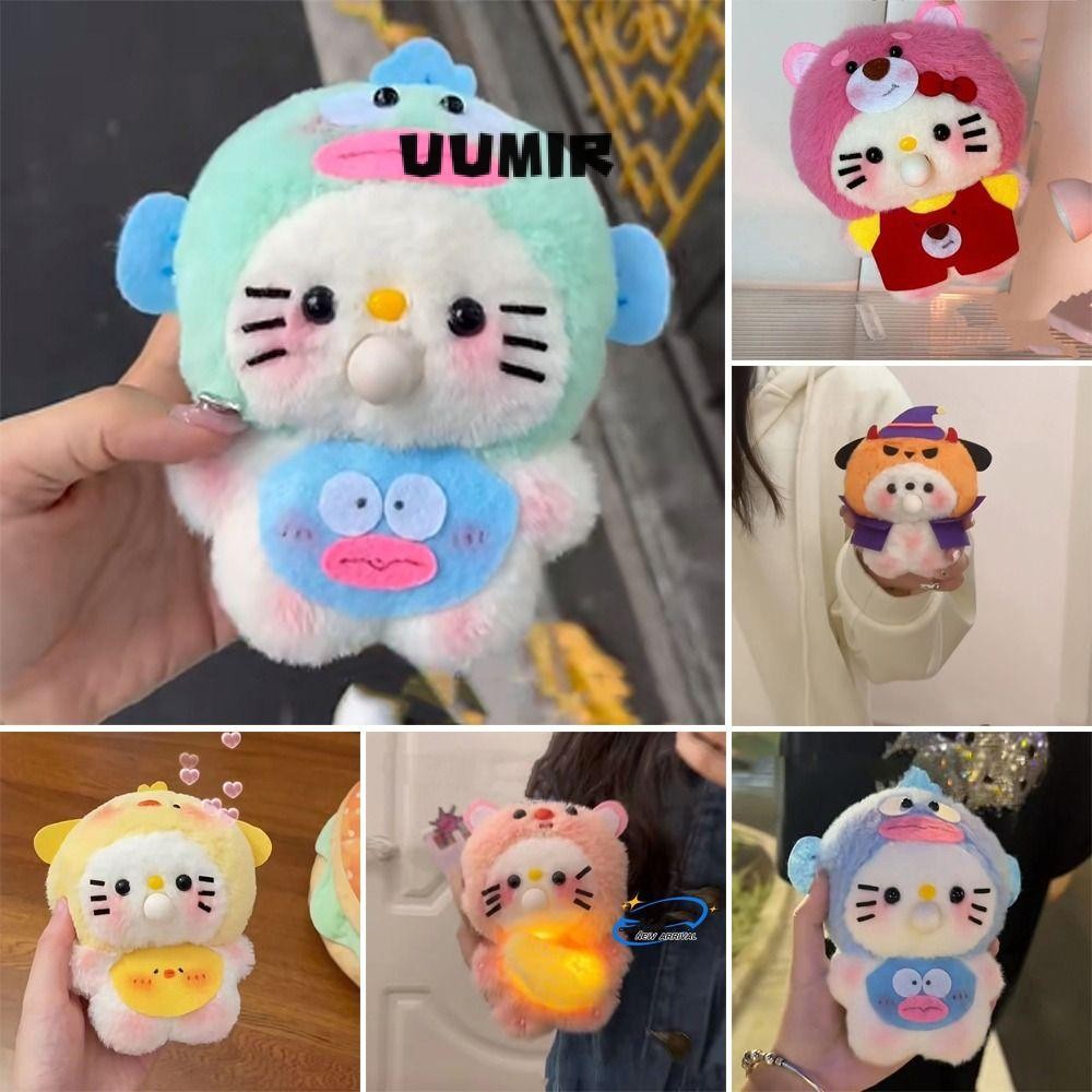 UUMIR Búp Bê Sang Trọng DIY Chất Liệu Gói, KT Cat Squeak Hoạt Hình Búp ...