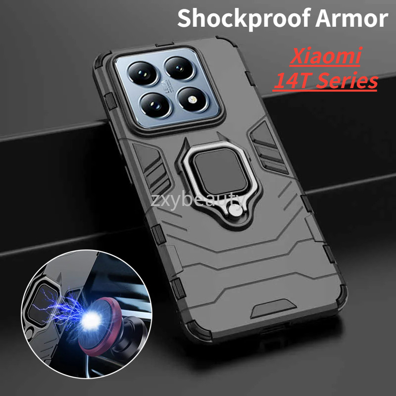 Vỏ giáp chống sốc cho Xiaomi 14T Pro 5G 2024 Vỏ điện thoại có giá đỡ ...