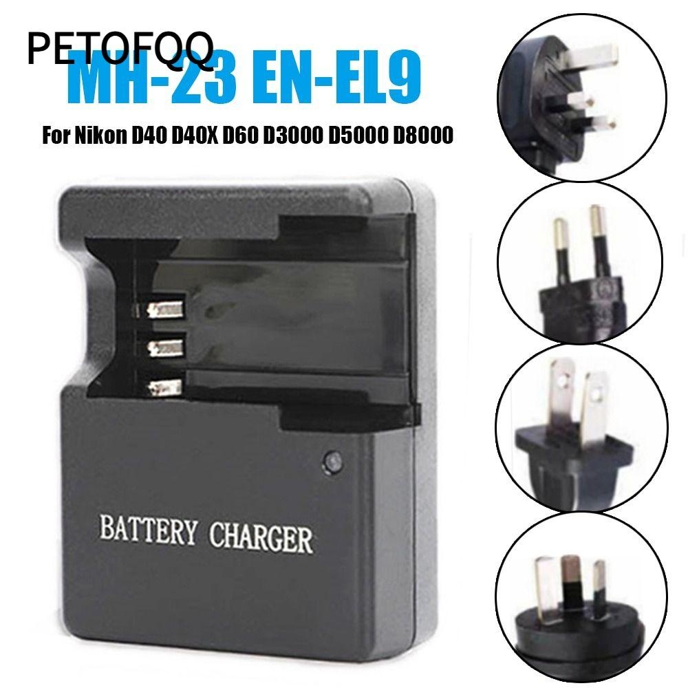 Bộ sạc pin máy ảnh PETOFQ Bộ sạc pin đa năng Đèn báo LED sạc EN-EL9 Bộ ...