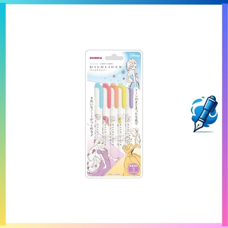 Zebra Mildliner Disney 5 Màu Bộ A WKT7-DS3-5C-A | Shopee Việt Nam