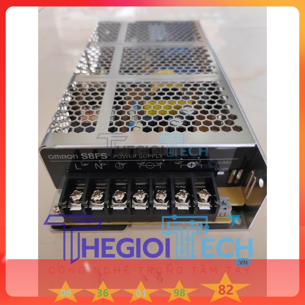 Bộ Nguồn Omron S8FS C03524 C05024 C15024 C35024 - AC to 24V 1.5A 2.2A 4.5A 6.5A 14.6A 24VDC ...