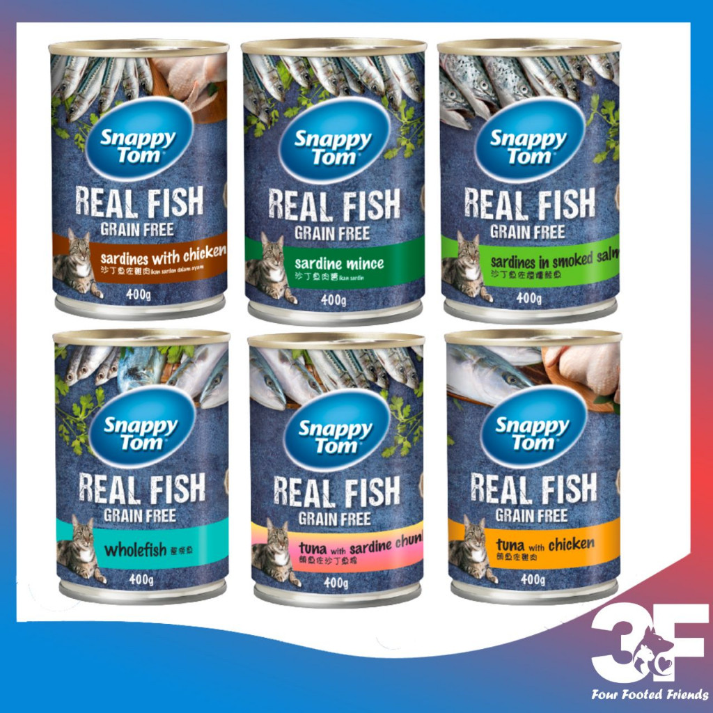 [400g] Pate Snappy Tom Lon Real Fish Làm Từ Cá Trích Mix Vị | Shopee Việt Nam