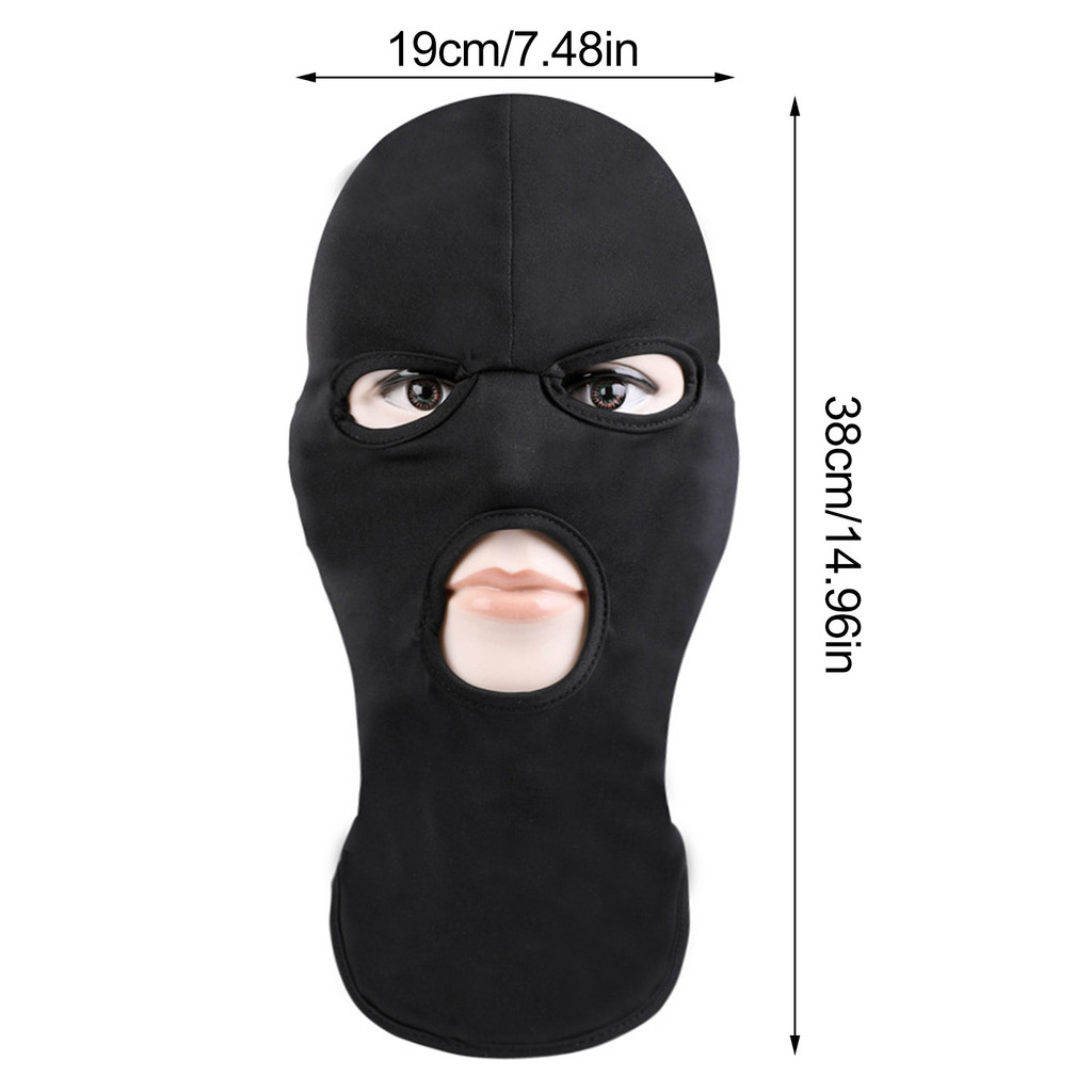 Mùa Đông Ấm Áp Trượt Tuyết Đi Xe Đạp 3 Lỗ Chống Gió Balaclavas Hood Cap ...