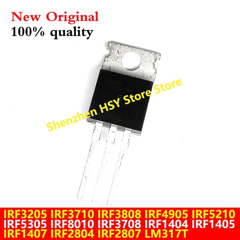 (10 chiếc) IRF3205 IRF3710 IRF3808 IRF4905 IRF5210 IRF5305 IRF8010 ...