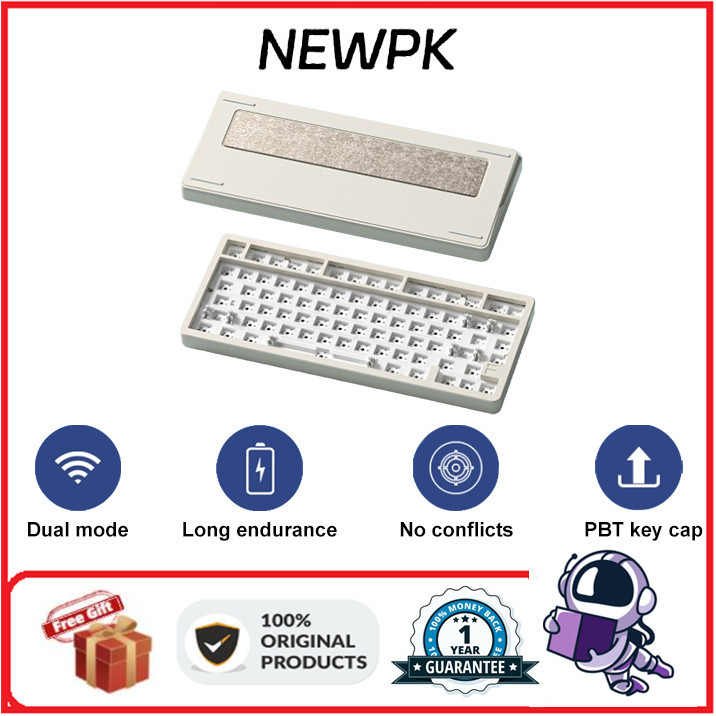 Furycube F75 Bàn phím cơ cắm nóng ba chế độ không dây Sản phẩm không ...