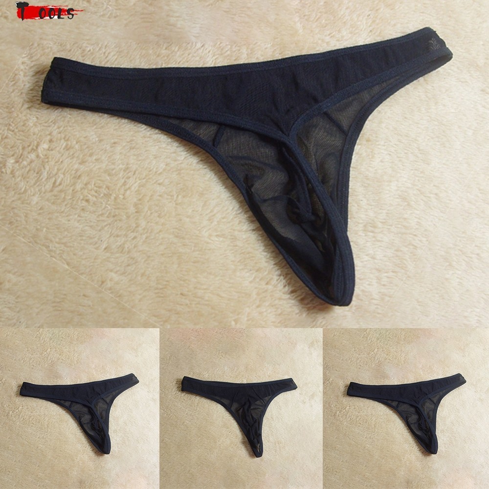 [Toyb] Quần lót nam xuyên thấu lưới Quần lót G-String T-Back Thong Quần ...