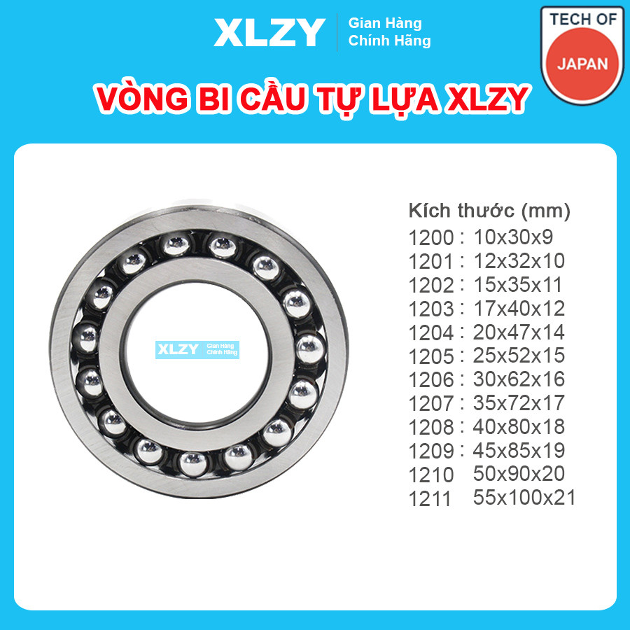 Vòng bi cầu tự lựa 1200 1201 1202 1203 1204 1205 1206 1207 1208 1209 1210 - Bạc đạn cầu tự lựa ...