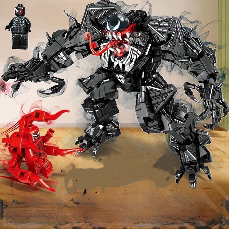 Venom Vs. Spider-Man Marvel Avengers Lắp Ráp Khối Xây Dựng Robot 6 Cậu ...