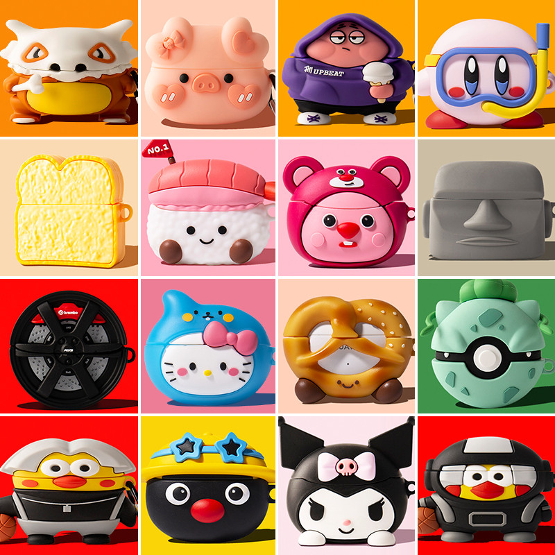 Case for Sony WF-1000XM5 WF-1000XM4 Protective Silicone Cute Cartoon ...