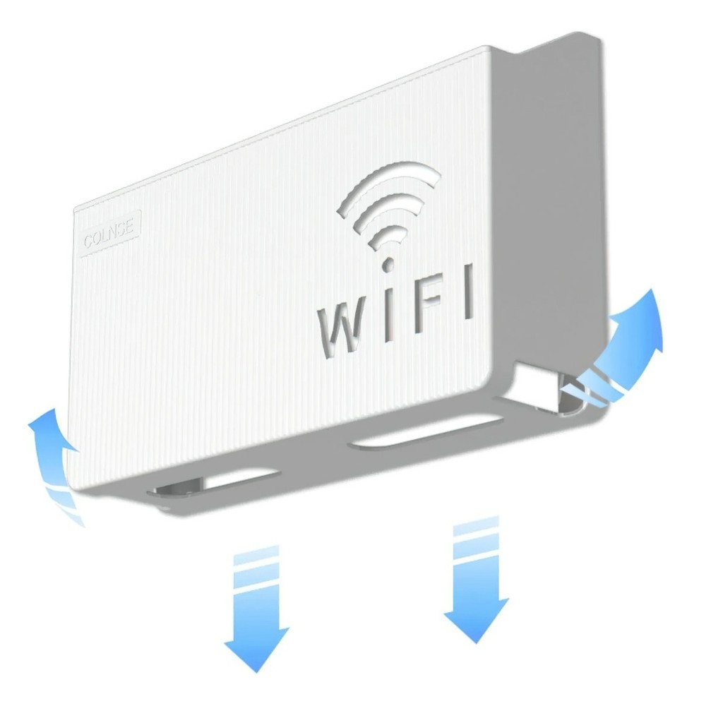 Kệ đựng wifi treo tường, Kệ wifi đặt modem, đầu kỹ thuật số, ổ cắm điện ...