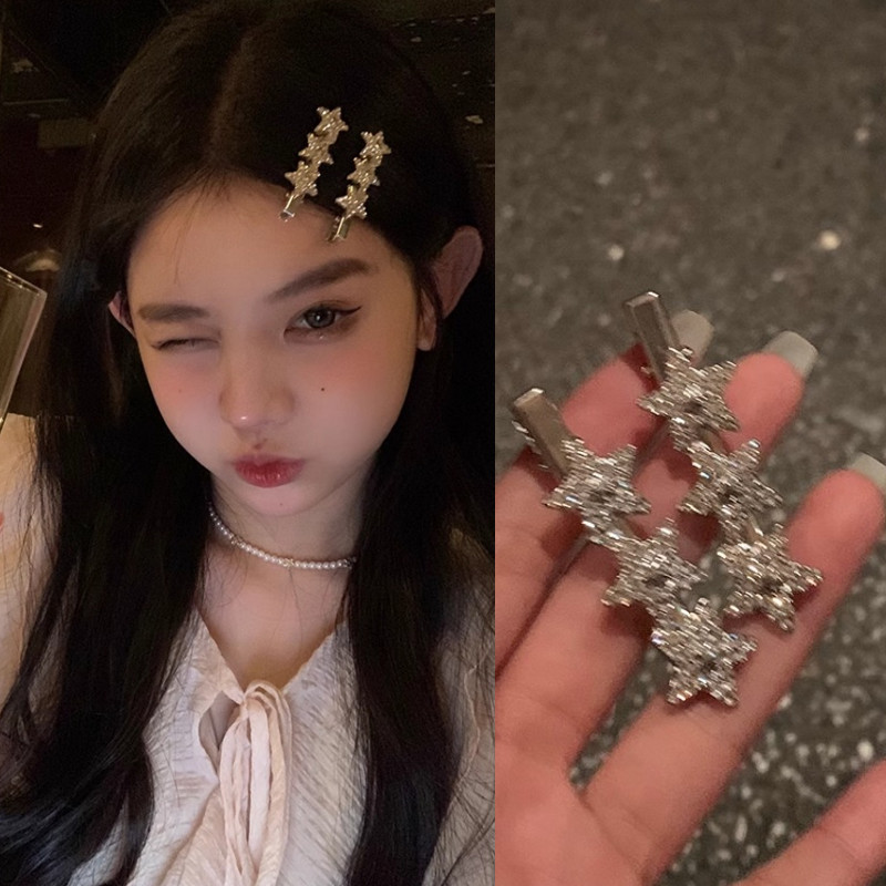 Bling Shine Kim Cương Giả Ngôi Sao Kẹp Tóc Nổ Kẹp Công Chúa Mũ Phụ Kiện ...