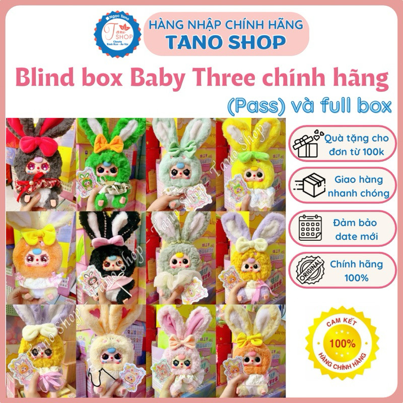 [Pass] Blind box Baby Three thỏ thị trấn Lily rabbit town hàng chính ...