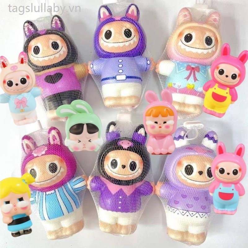 Labubu Pu Đồ Chơi Giải Nén Phục Hồi Chậm Pinching Nhạc Giải Nén Búp Bê ...
