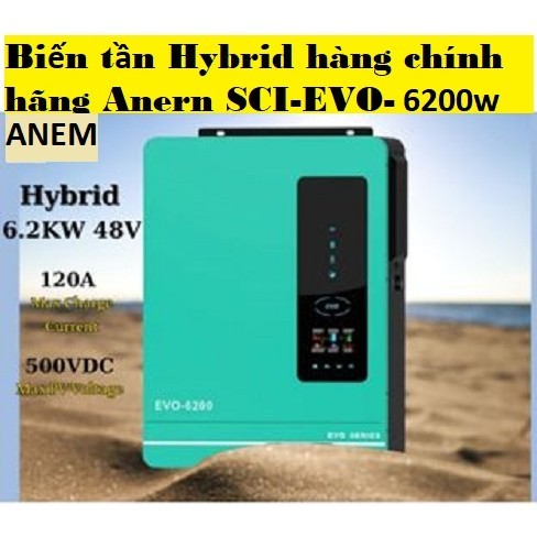 Biến TẦN chính hãng Hệ 48v-6.2kw - hàng chính hãng- EVO Hybrid Solar Inverter Anern SCI EVO 48V ...
