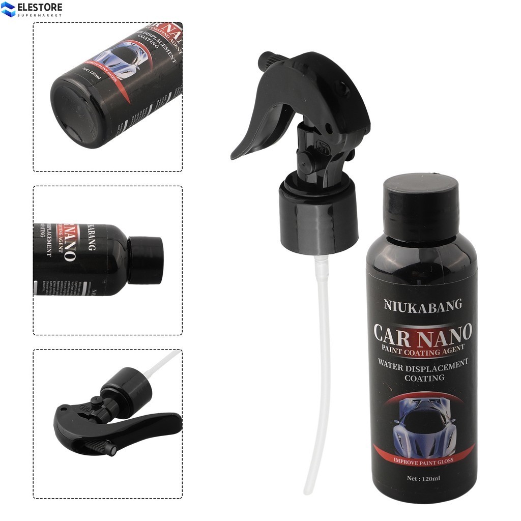 [Elect] 120ML Auto Care Nano Ceramic Car Glass Coating Liquid ...
