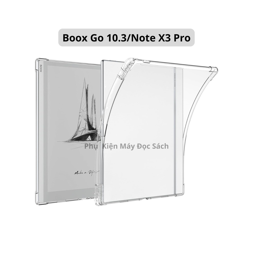 Ốp Lưng Silicone Boox Go 10.3/Note X3 Pro (Có Chỗ Để Bút), Máy Đọc Sách Boox Go 10.3/Note X3 Pro ...