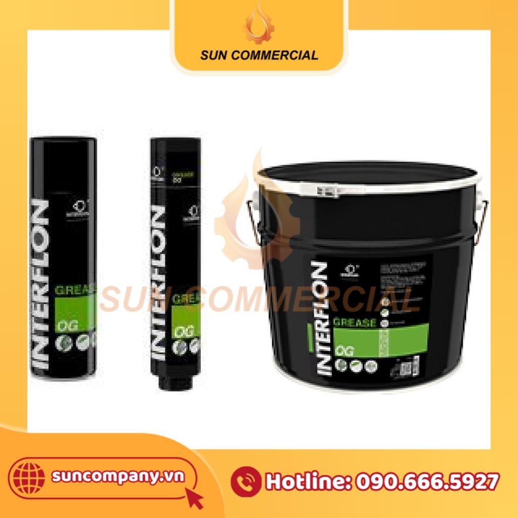 Interflon Grease OG, 500ml/bình, Mỡ bôi trơn đa dụng Thương hiệu ...