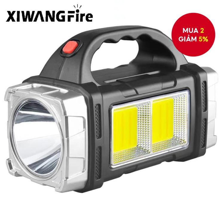 Xiwangfire Sạc năng lượng mặt trời di động với đèn pin LED Cob chiếu sáng chế độ kép thích hợp ...
