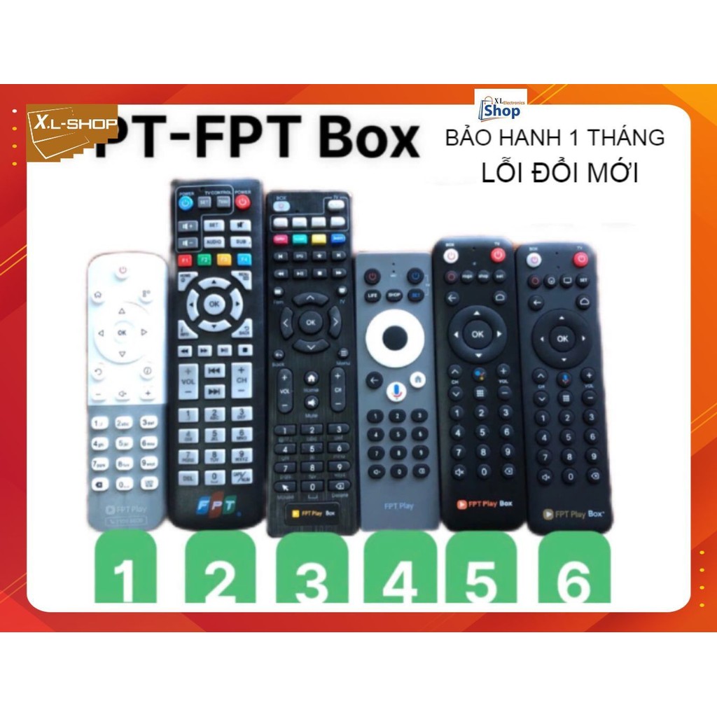 [HÀNG XỊN ] Remote Điều Khiển Đầu Thu tivi FPT Play BOX TV FPT Có giọng ...