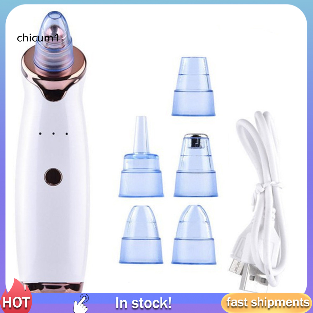 Cc Electric Tẩy mụn đầu đen Máy hút mụn trứng cá Comedo Extractor Facial Pore Cleaner | Shopee ...