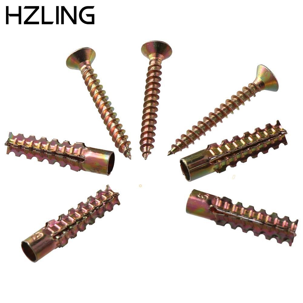 Hzling 100 Cái Neo Tường Có Ốc Vít, Bộ Ốc Vít Bu Lông Molly Vàng Thép ...