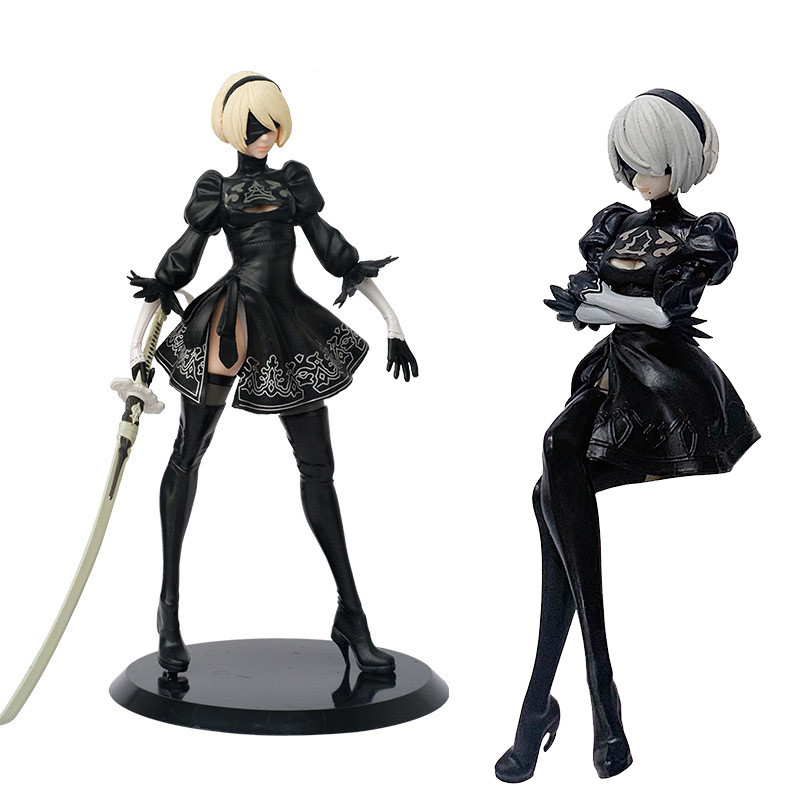 Nier Automata YoRHa No. Búp bê mô hình 2 loại B 2b | Shopee Việt Nam