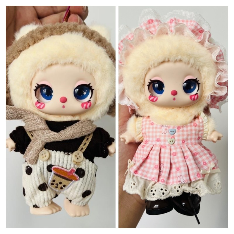 Phụ Kiện Búp Bê Luky Cat / Labububu / 10CM Quần Áo Búp Bê Cotton Bộ ...